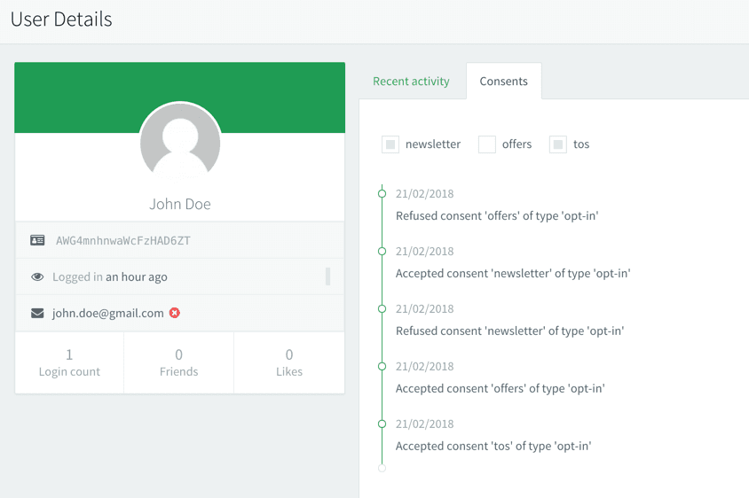 Consents | Guides | ReachFive Documentation